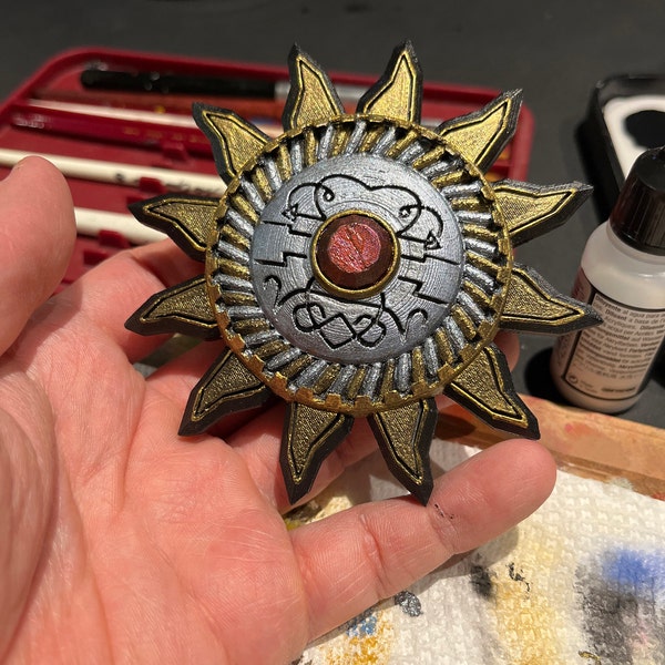 Dnd Holy Symbol of Ravenkind Amulet Emblem Necklace NO CHAIN Curse of ...