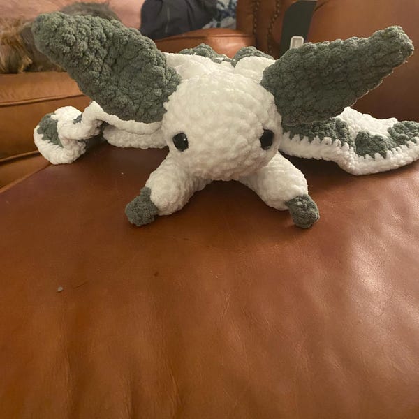 Crochet Pattern: Cuddly Death's-head Moth Plush Amigurumi, Cute Plush ...