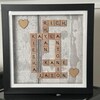 Scrabble Pictures Scrabble Frame Personalised Wall Art Family Gifts ...
