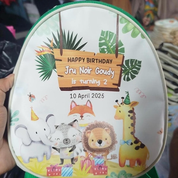 Personalized Kids Goodie Bag - Customized Birthday Back Pack - Custom ...
