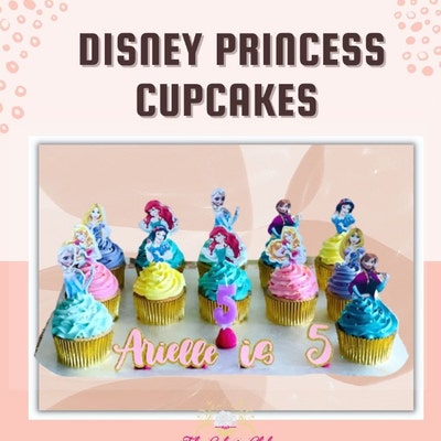 Princess Food Labels, Princess Birthday Food Labels, Princess Party ...