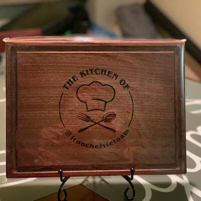 Handmade Cutting Board Personalized Chef's Kitchen Design - Etsy