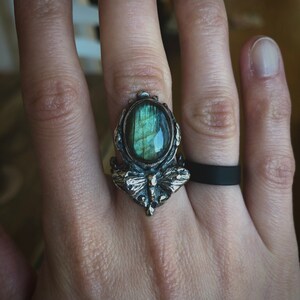 Crying Eye Sterling Silver Ring. Heart Shaped Ring With Roses | Etsy