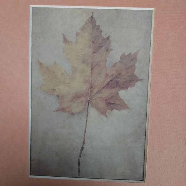 Rustic Fall Decor Wall Art Leaf Art Still Life Printable Vintage Autumn ...