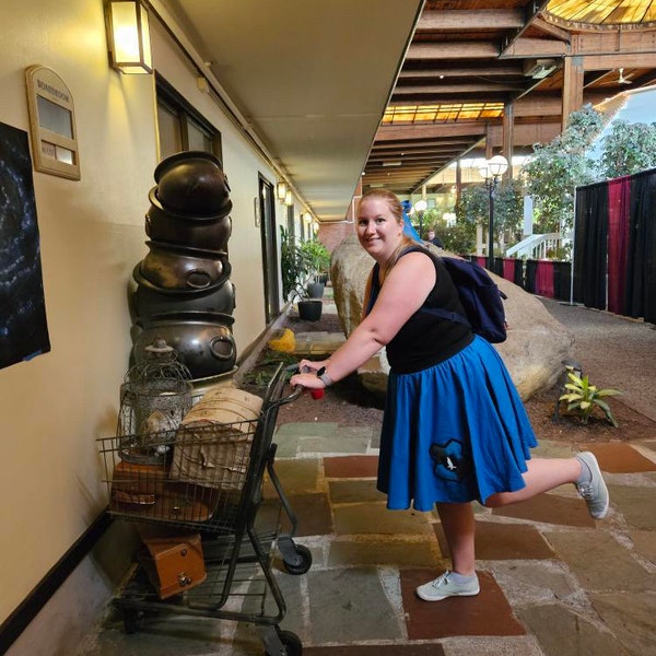 Magical Rose-batb-disneybound-dapper Day-novelty Circle Skirt - Etsy