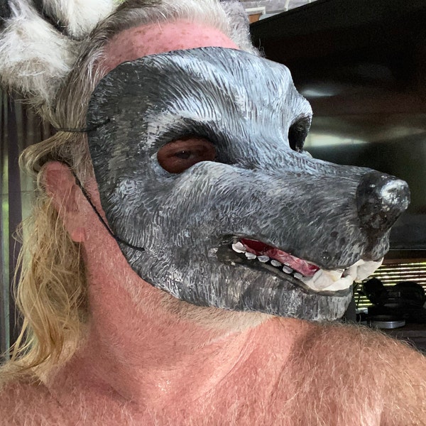 Wolf Mask, Timber Wolves, Masquerade Mask, Animal Totem, Little Red ...