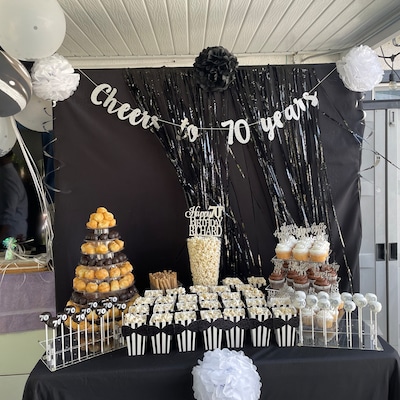 Cheers to 70 Years Banner 70th Birthday Banner 70 Banner 70th Birthday ...