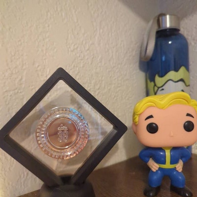 Fallout Platinum Poker Chip Lucky 38 - Etsy