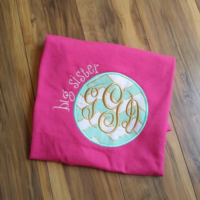 Sibling Circle Patch Applique Machine Embroidery Design - Etsy