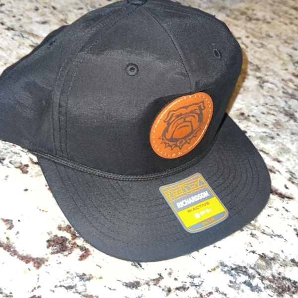 Custom Richardson 112 Laser Engraved Leather Patch Hat- Personalized ...