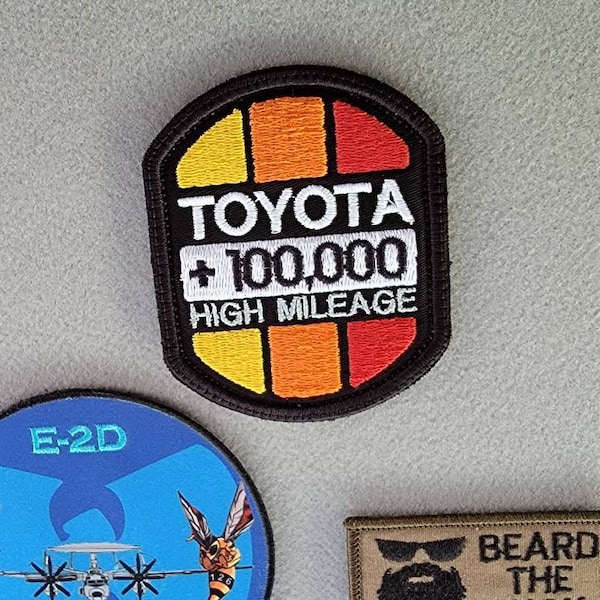 High Mileage Embroidered Patch for TOYOTA and LEXUS - Etsy