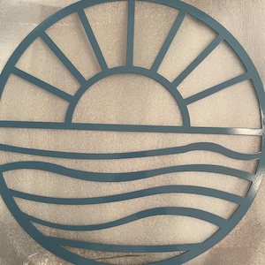 Large Sun and Moon Metal Sign, Sun, Moon, Outdoor Decor, Home Decor ...