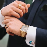 Simpsons Wedding Cuff Links Pig Bride and Groom Enamel Lisa's Wedding ...