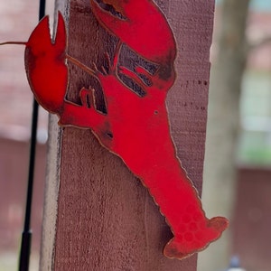 Lobster Metal Wall Art Home Decor Handmade Choose Your Size 11, 17 or ...