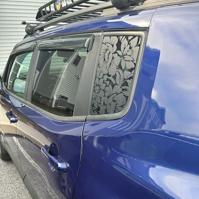 Fits 2005-2010 Jeep Commander Quarter Window Skulls Leopard Cheetah ...