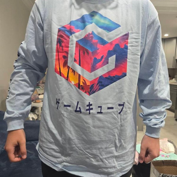 Vaporwave Long Sleeve T-shirt Gamecube - Etsy