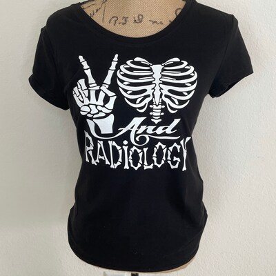 Peace Love and Radiology SVG, Radiology Tech Gifts, Silhouette or ...