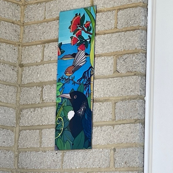 Tui in Pururi - Beautiful Art Print by New Zealand Artist Jo May, A3 ...