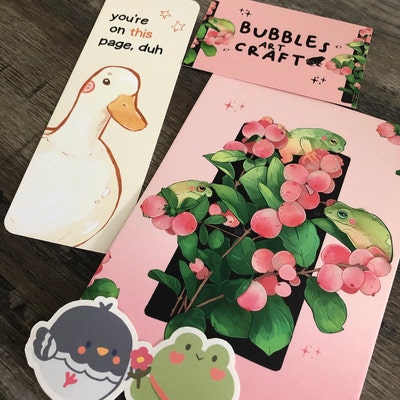 Duck Bookmark You're on This Page Cute Bookmark - Etsy