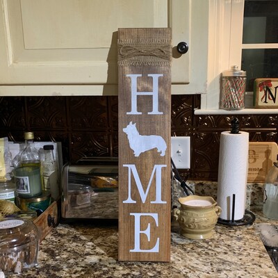 Corgi Sign Welsh Corgi Dog Sign Corgi Home Sign Corgi Dog Home Sign ...