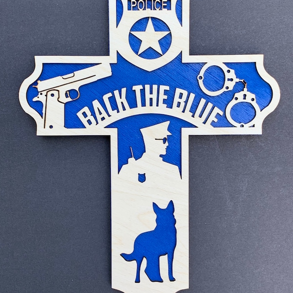 Police Cross SVG | Law Enforcement Cross Svg | Digital File Download ...