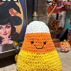 Candy Corn Crochet Pattern, Plushie Halloween Candy, Autumn Candy Corn ...
