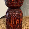 Amazingly Detailed Solid Sea Hibiscus Wood Hand-carved Makau With Honu ...