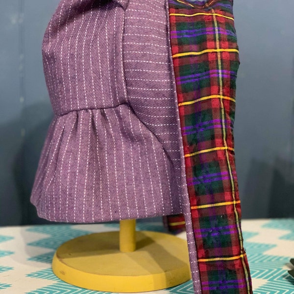 Lappet Style Quilted Winter Hood Pattern - Ca 1840-1860s - Electronic ...