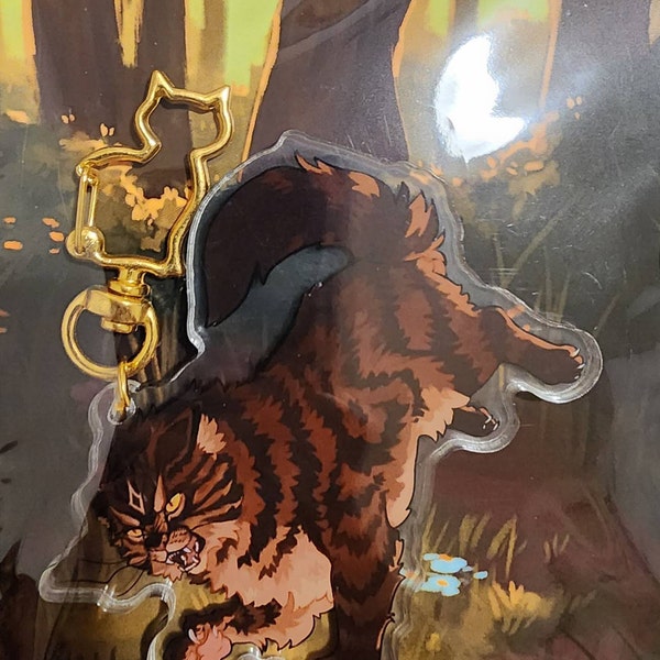 Acrylic Fighting Felines / Battle Cats Double-sided Charm Keychain - Etsy