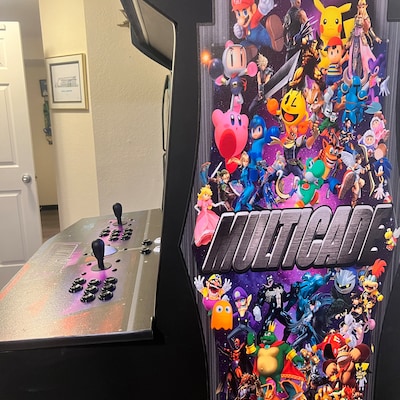 3d Mame Multicade Classics Side Art Arcade Cabinet Graphics Decals ...
