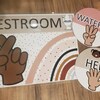 Boho Rainbow Hand Signal Posters - Etsy