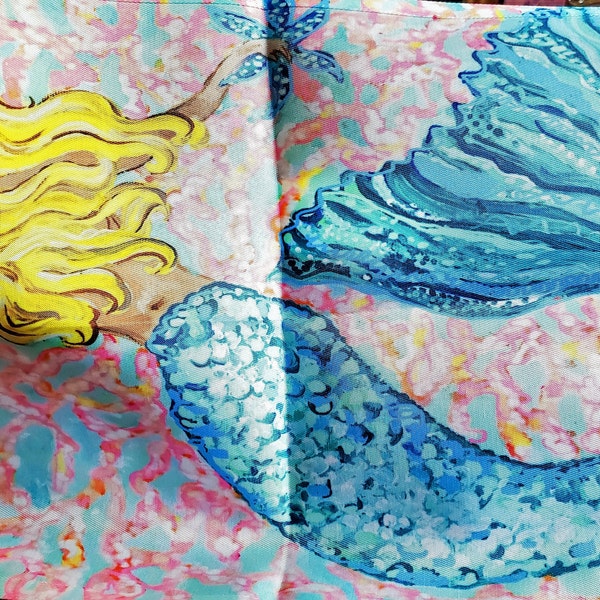 Mermaid Garden Flag, Mermaid Yard Art, Coastal Flag With Mermaid, Beach ...