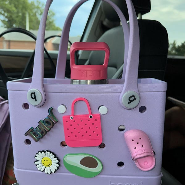 Leopard Print Themed Bogg Bag Keychain Charms - Etsy