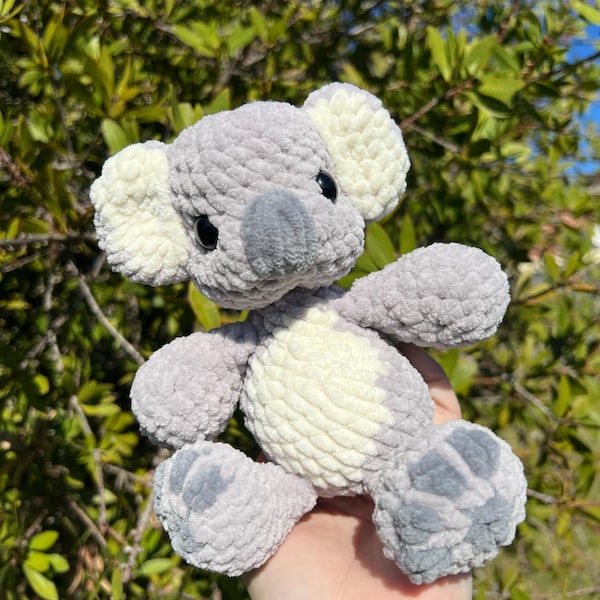 Kip Koala - PDF Crochet Pattern - LOW SEW Koala Bear Plushie / Stuffie ...