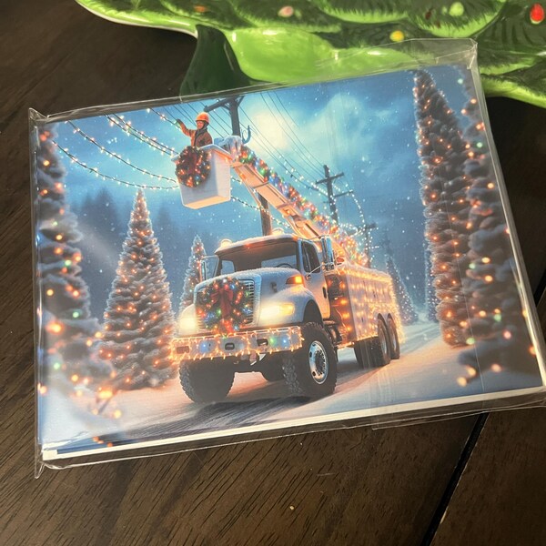 Communications Cell Tower Climber or Tech Ceramic Christmas Tree ...