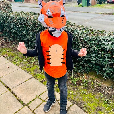 DIY TIGER MASK - Etsy