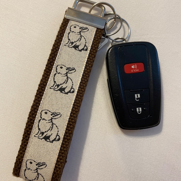 Tulip Key Chain Key Fob Wristlet - READY TO SHIP - Tulips - Key Strap ...
