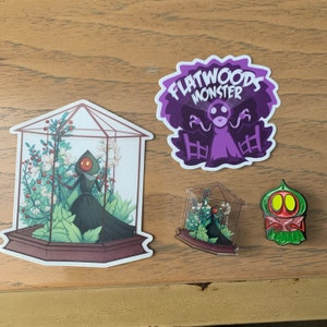 Mothman Splits Sticker | Etsy