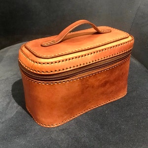 Leather Box Pattern Toiletry Bag Pattern Leather DIY Pdf Download ...