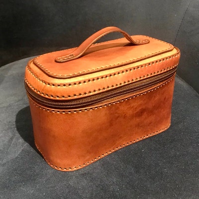 Leather Box Pattern Toiletry Bag Pattern Leather DIY Pdf - Etsy