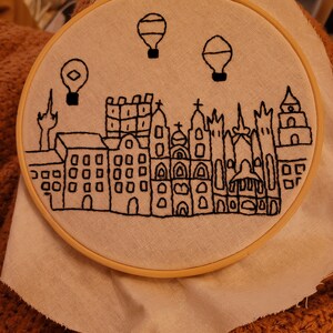 Vienna Austria. Hand Embroidery Pattern PDF. DIY. Embroidery - Etsy