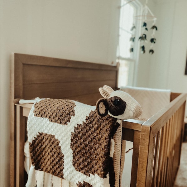 Cow Print Graph + Written Pattern for C2C & Tapestry Crochet - C2C ...