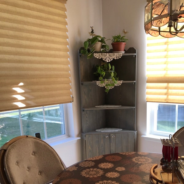 Farmhouse Corner Shelf - Etsy