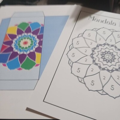 Flower Power Color by Number Flower Savings Challenge - Etsy