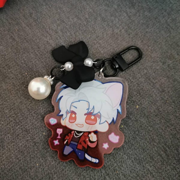 Love and Deep Space Rocking Keychain | Xavier Zayne Rafaye Sylus Caleb ...