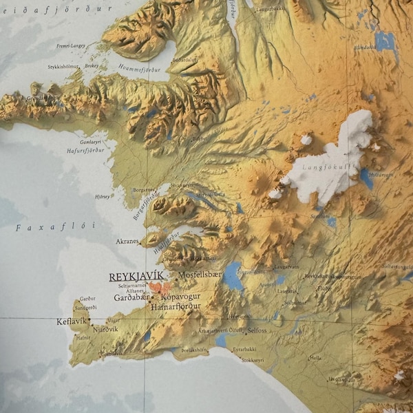 Rhodes Map Print ródos 2nd Edition Original Decorative Cartographic ...