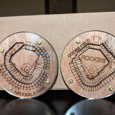 Wrigley Field Layered Coaster, Stadium Coaster, 3D Wood Coaster, Sports ...