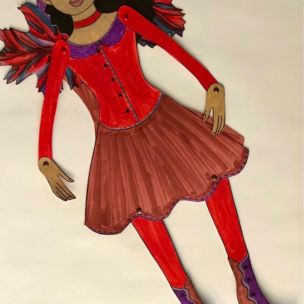 Printable Paper-doll Kia Full Color - Etsy