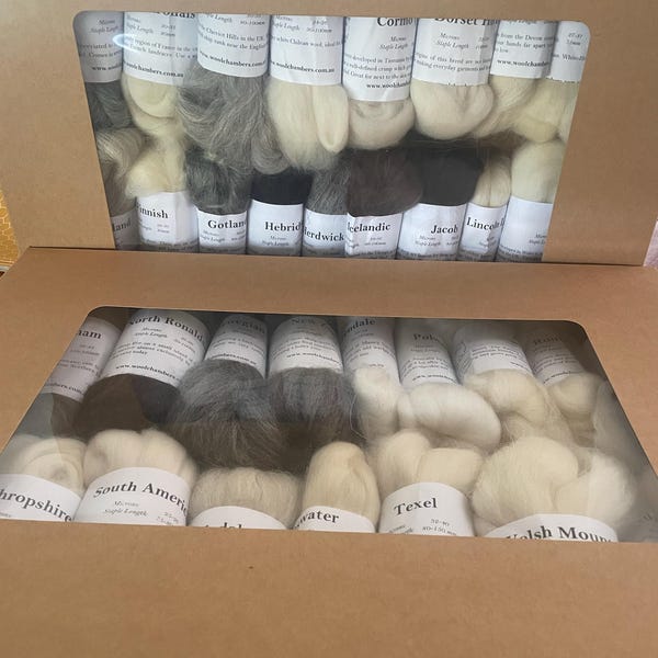 40 Sheep Breed Study Samples - Combed Top Wool Fibre - 1 Kilo - Etsy