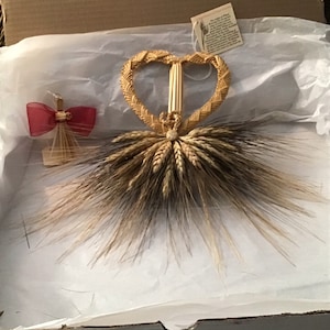 Hand-woven Spiral Wheat Cross - Etsy